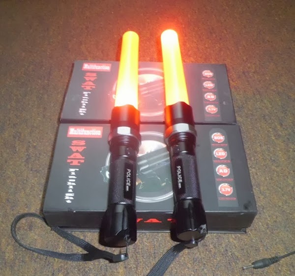 Lampu LED Senter Polisi SWAT - Suplier Kalung Pendant