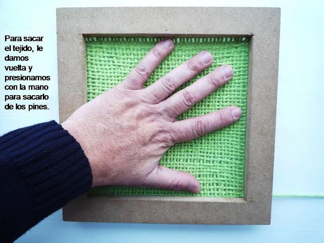 Tejidos y Telares: Tutorial telar cuadrado