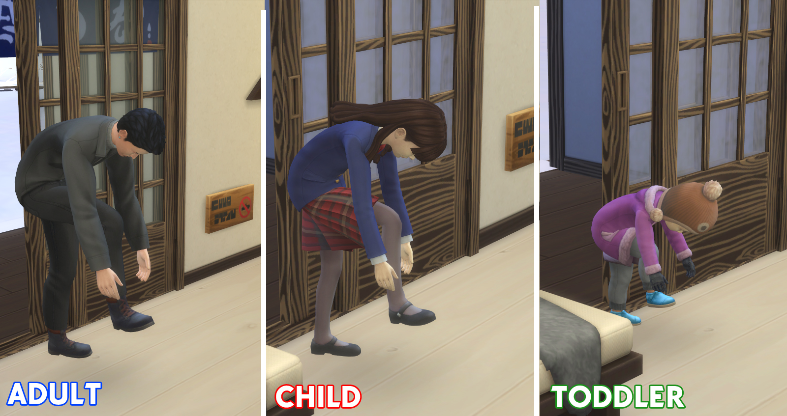 Take off Shoes with animation ~ Cepzid Sims