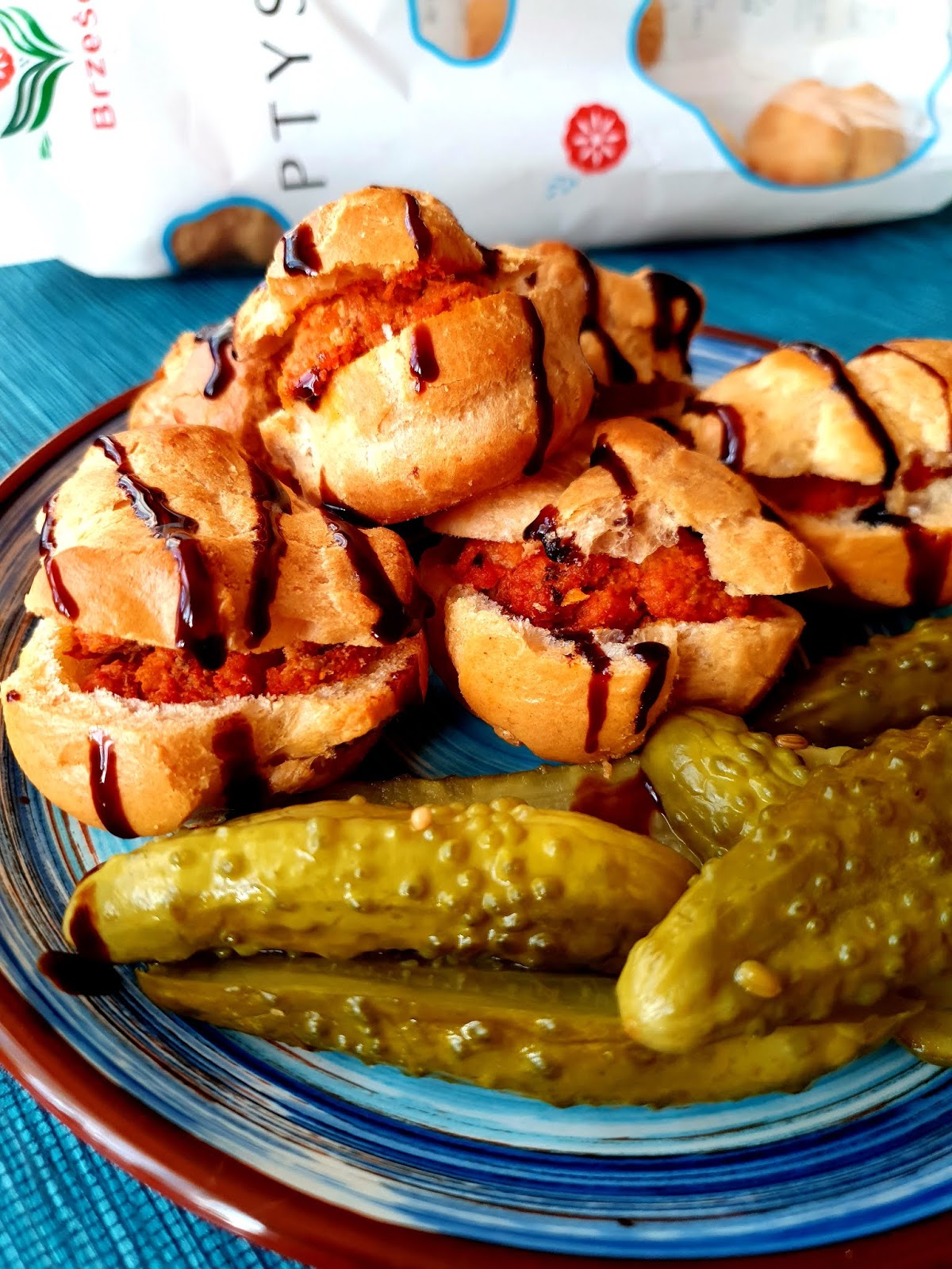 Ptysie z mielonym mięsem