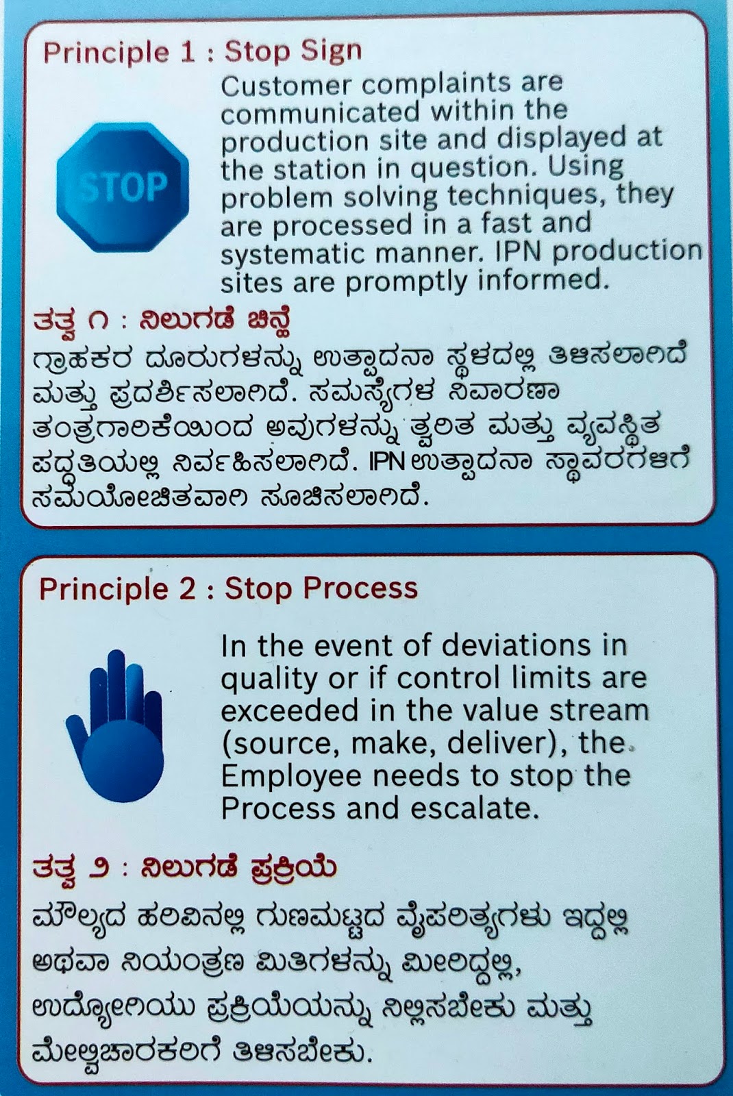 14 Quality Principles for Value Streams - B.tech Projects