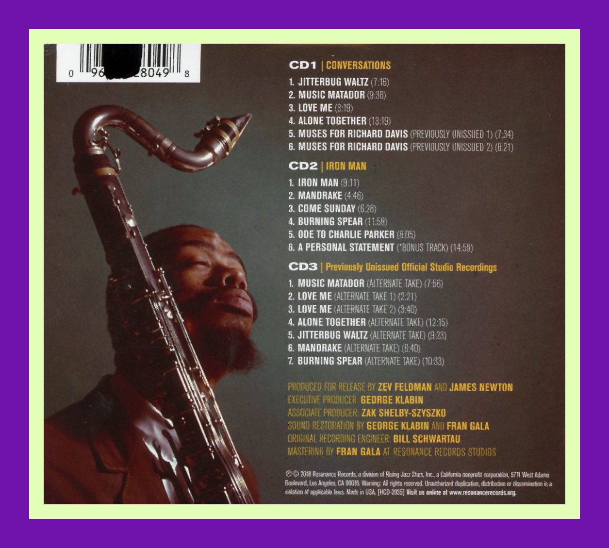 JazzProfiles: Eric Dolphy Musical Prophet: The Expanded 1963 New York ...