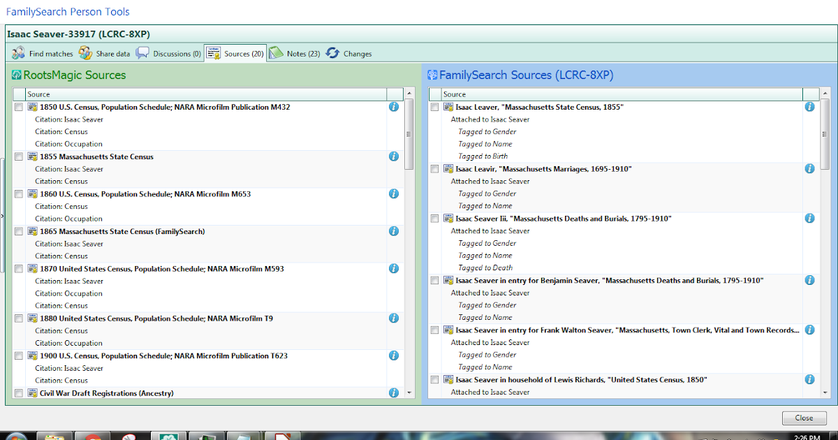 Genea-Musings: Importing a FamilySearch Family Tree Source Into RootsMagic