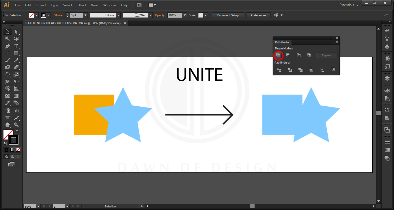 How To Use Pathfinder Tool In Adobe Illustrator - BloggersStand