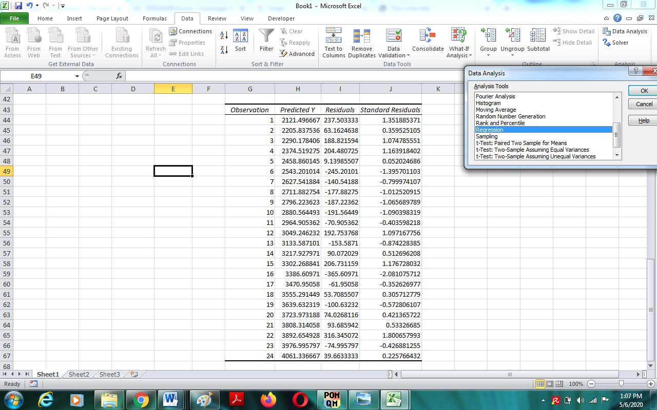 Cara Industri: Forecasting Regresi Linier menggunakan software POM QM ...