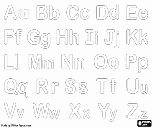 Bubble Letters Alphabet Lowercase - Formal Letter