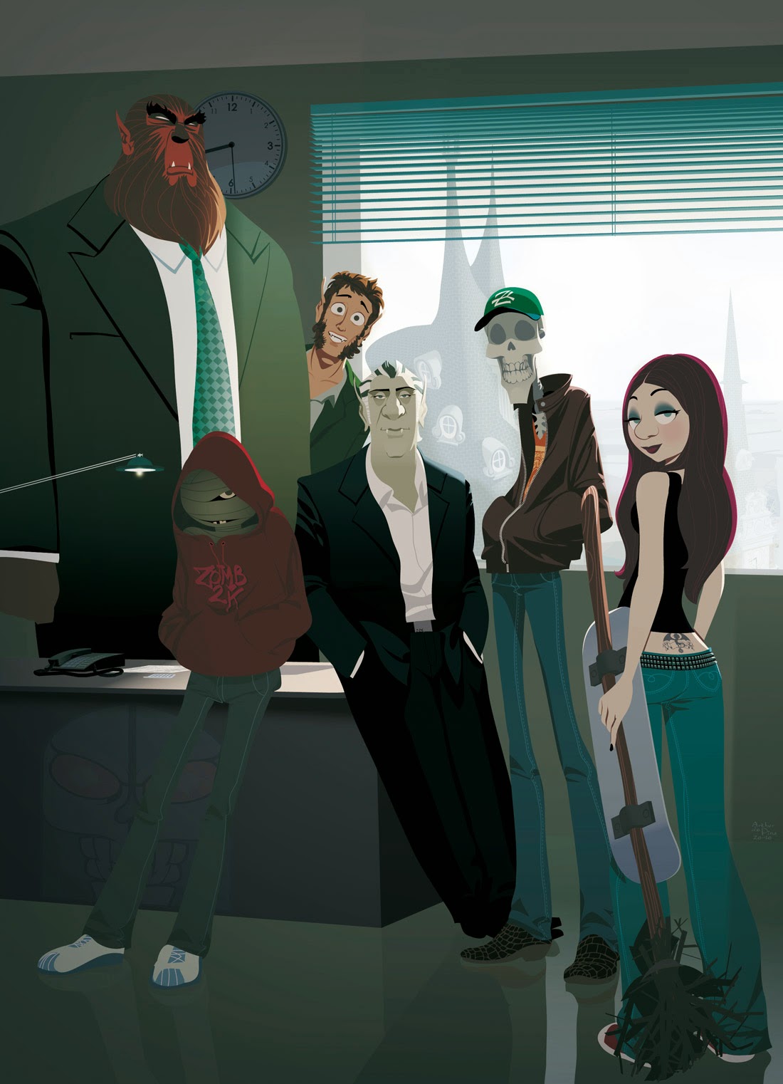 ghettoManga: You are ALL FIRED for not telling me about ZOMBILLENIUM!