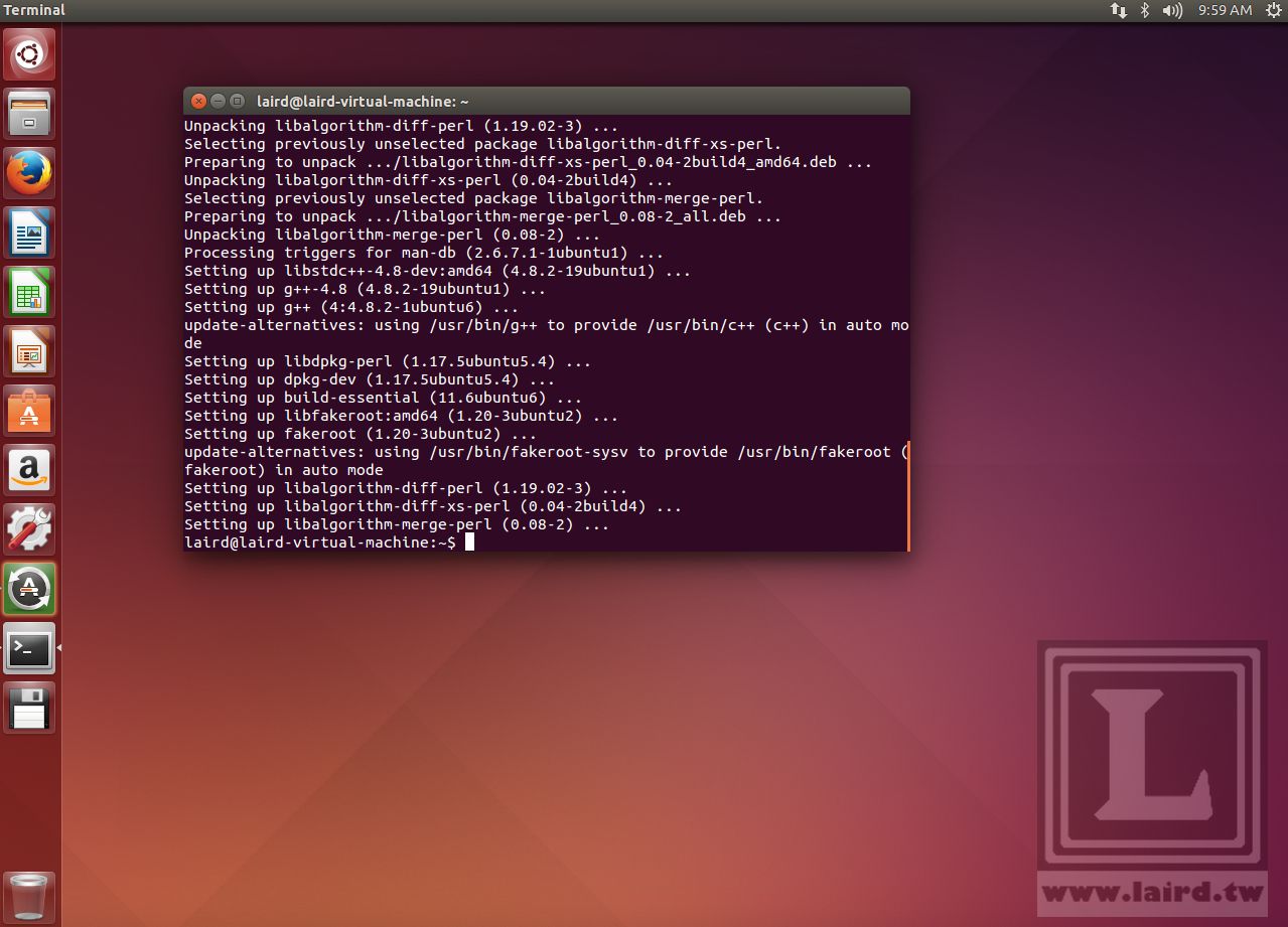 [ Linux ] [ C++ ] 如何在 Ubuntu 撰寫以及編譯執行 C++ 程式 | Laird Studio
