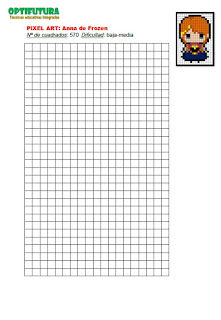Anna de Frozen [Pixel Art] ~ Optifutura