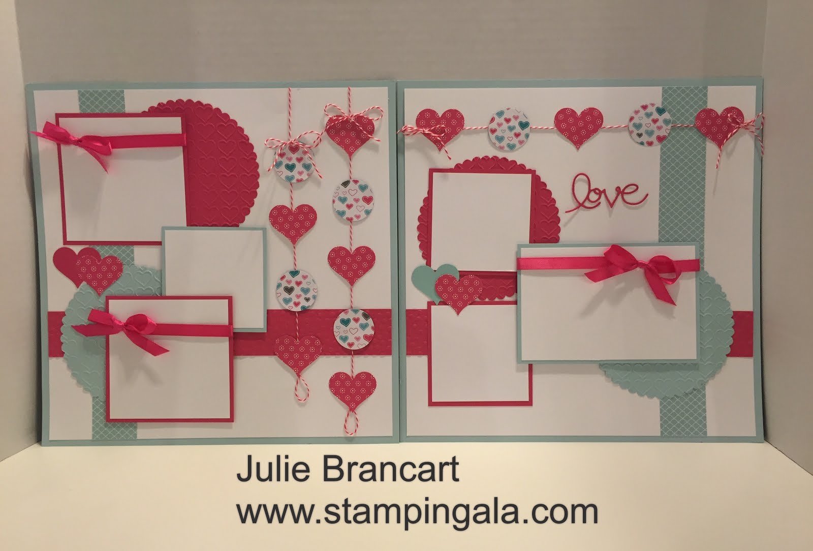 FEBRUARY 2016 MONTHLY SCRAPBOOK CLUB - Stampin' Gala