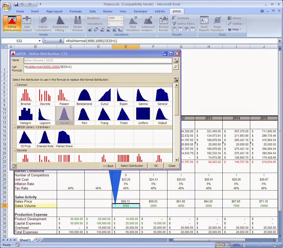วิศวกรรมการตลาด Marketing Engineering: Financial Simulation Modeling in Excel 1