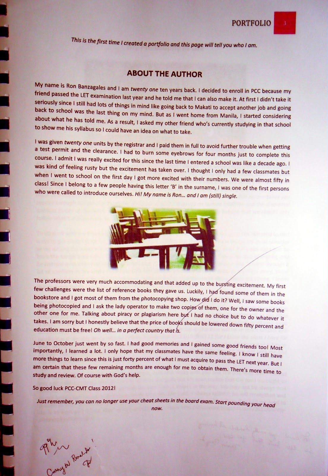 DisKorner: How To Introduce Yourself In A Portfolio?