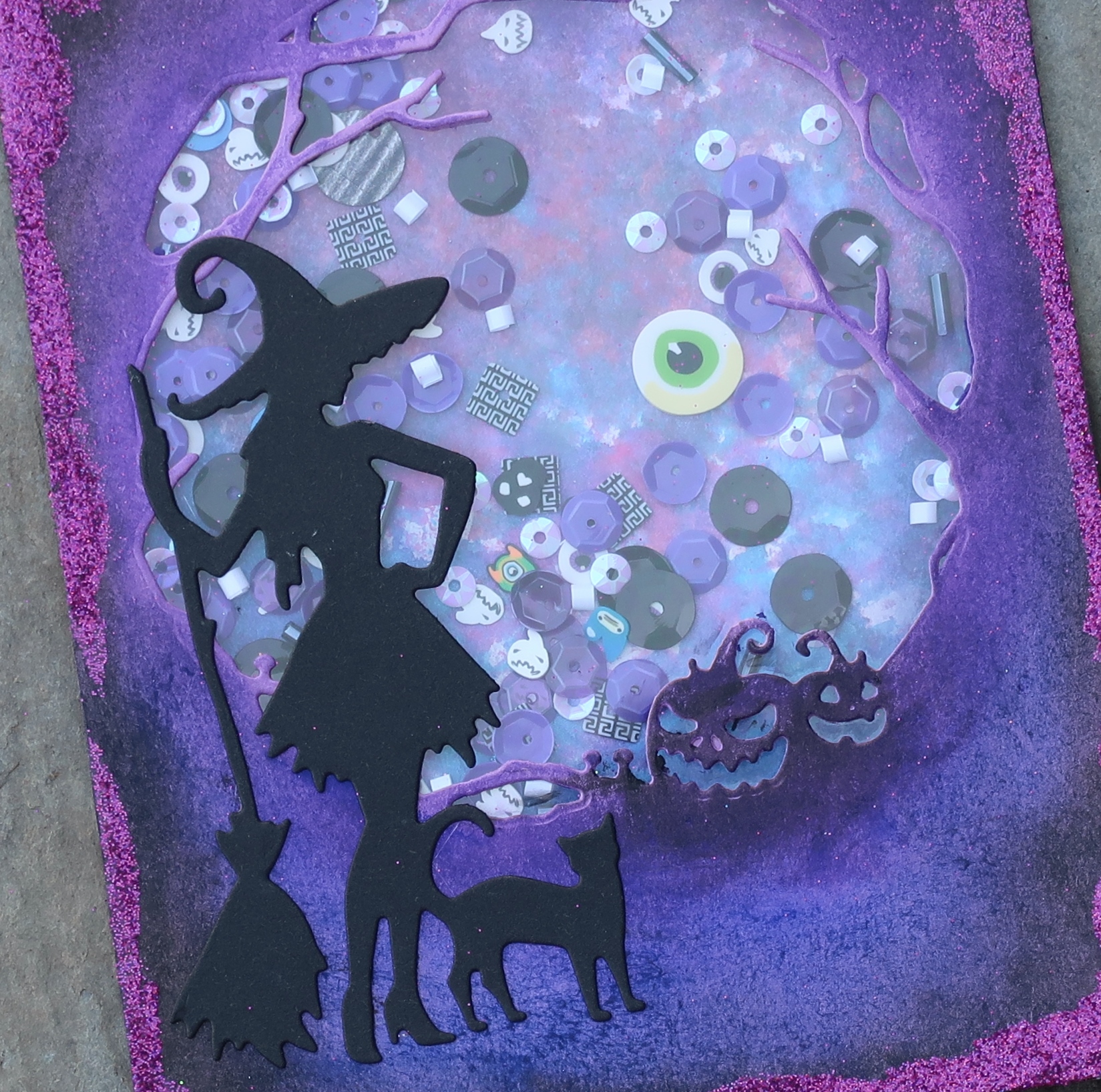 Ink Stains: Evil Eye...Spooky Skyline Challenge