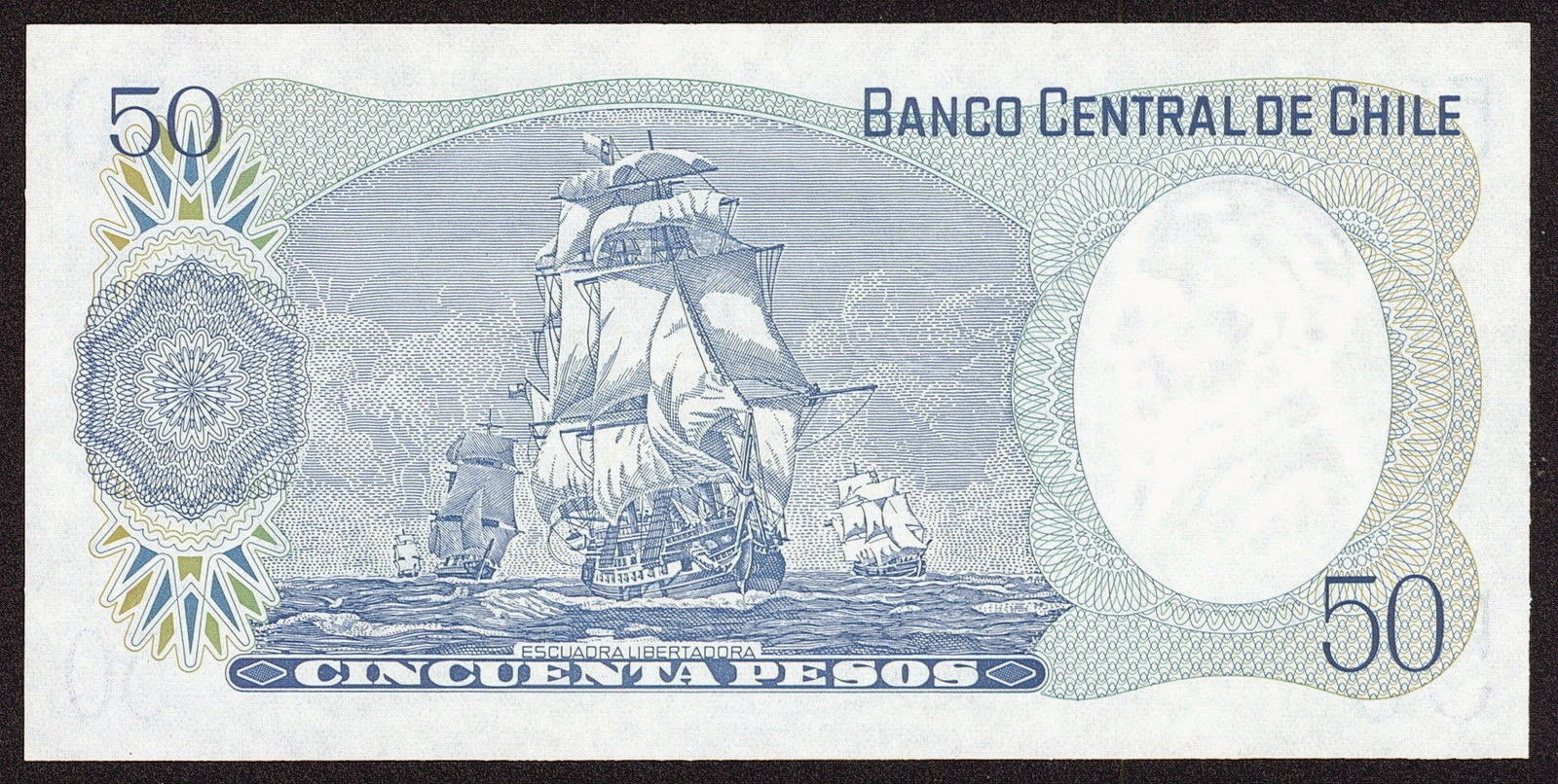 Chile 50 Pesos banknote 1981 Arturo Prat|World Banknotes & Coins ...