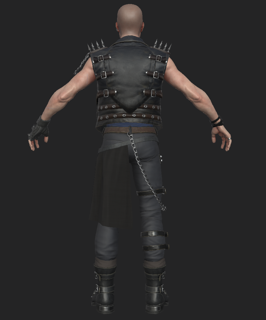 Ana's Game Art Blog: FMP Biker - Textures 1