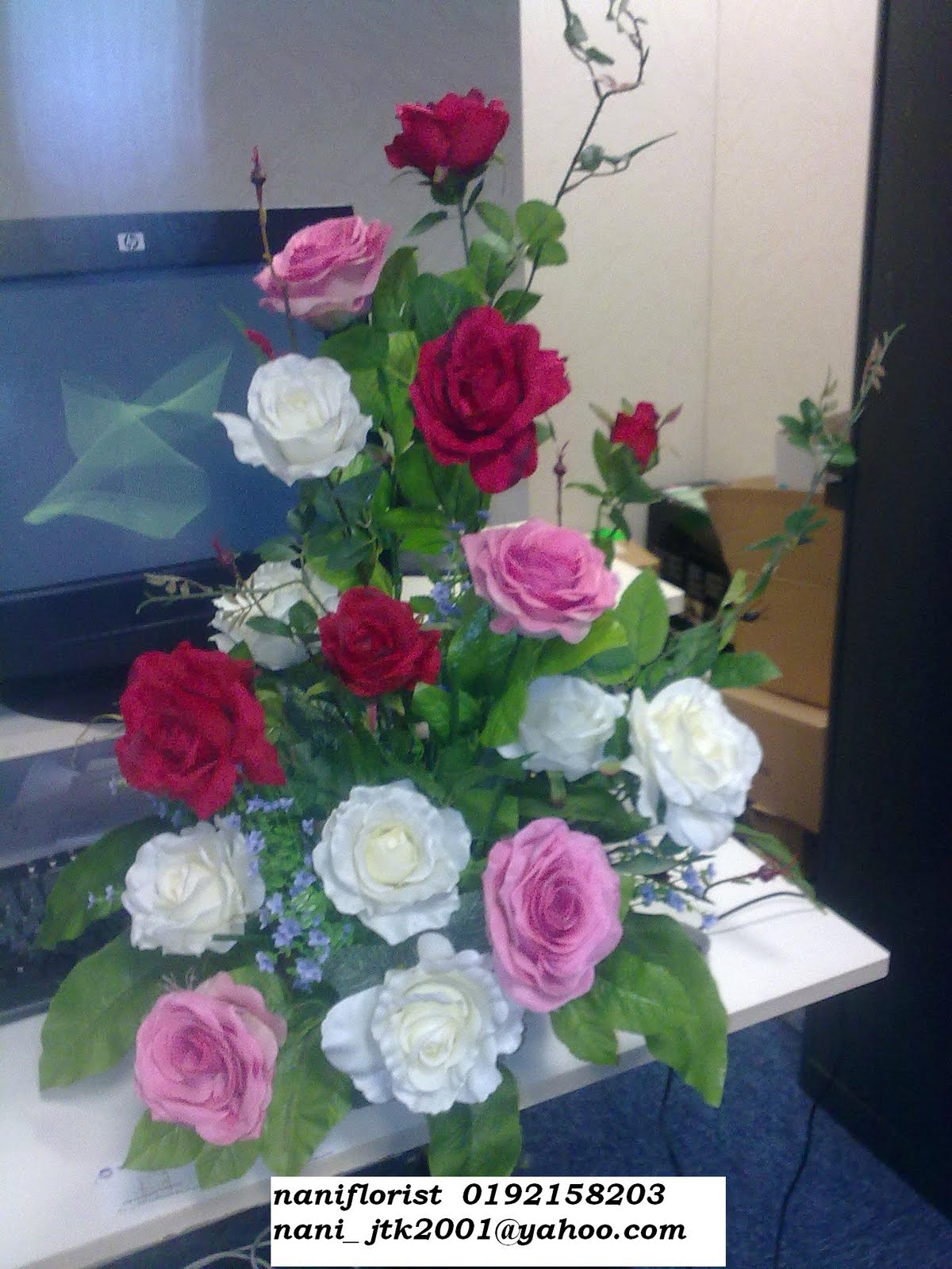 Nani Florist: Jambangan Bunga-Bunga Artifical Menghiasi Di Setiap Ruang ...