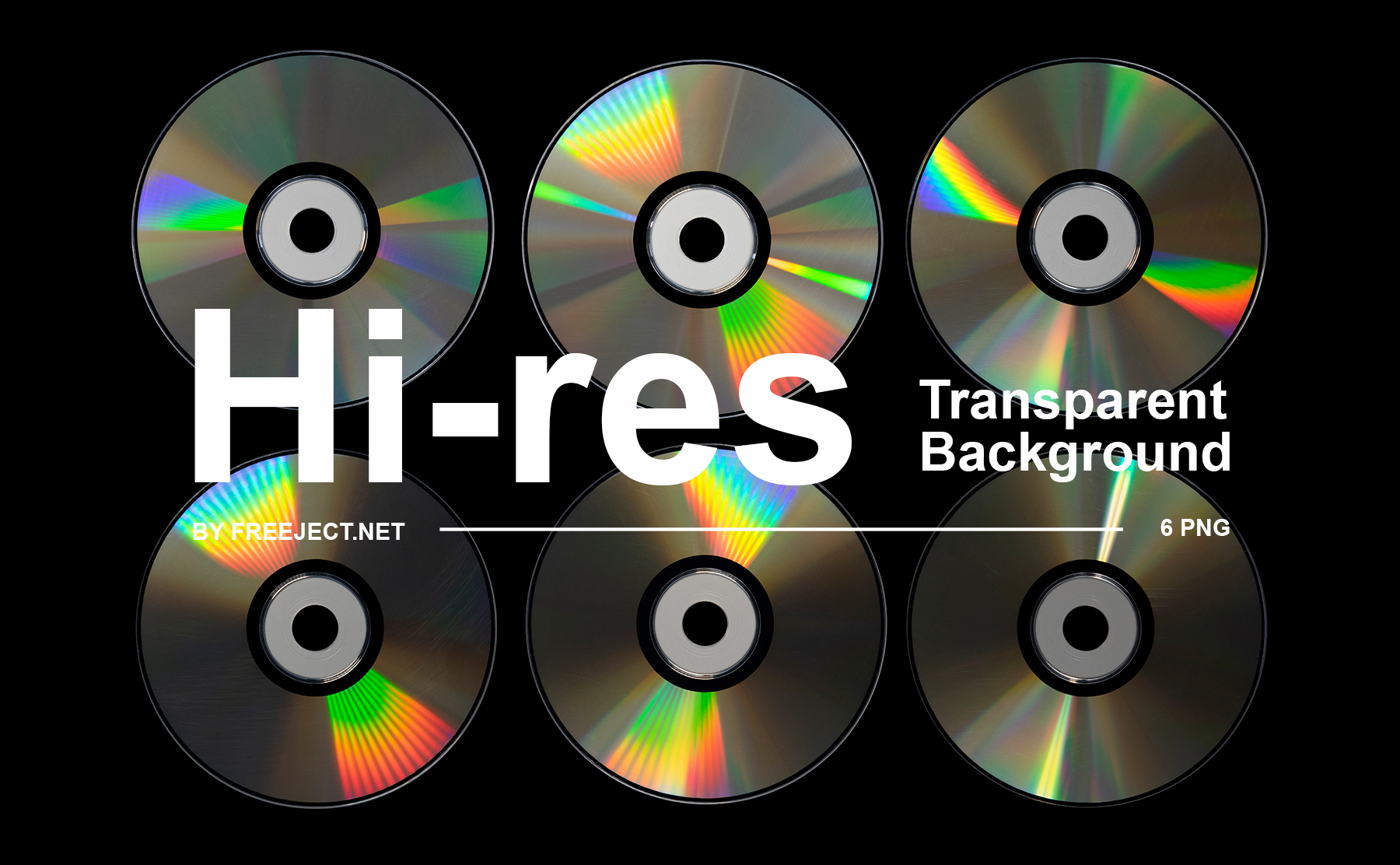 Free Download 6 Compact Disc Transparent Background
