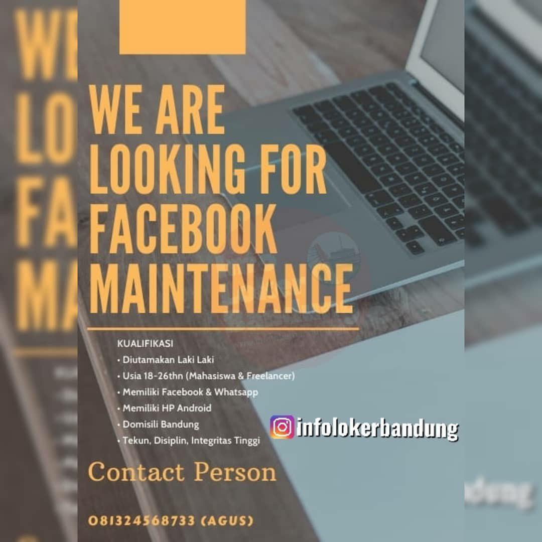 Lowongan Kerja Facebook Maintenance Bandung November 2019 - Info Loker ...