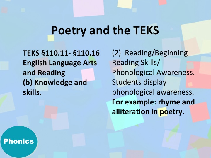 Poetry for Children: Building Blocks of Language Learning