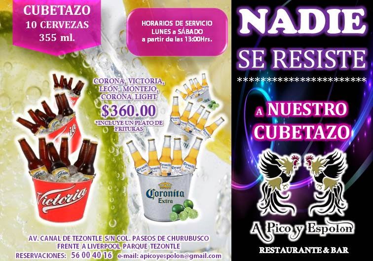 Restaurante Bar A Pico y Espolon: DE NUESTRA BARRA