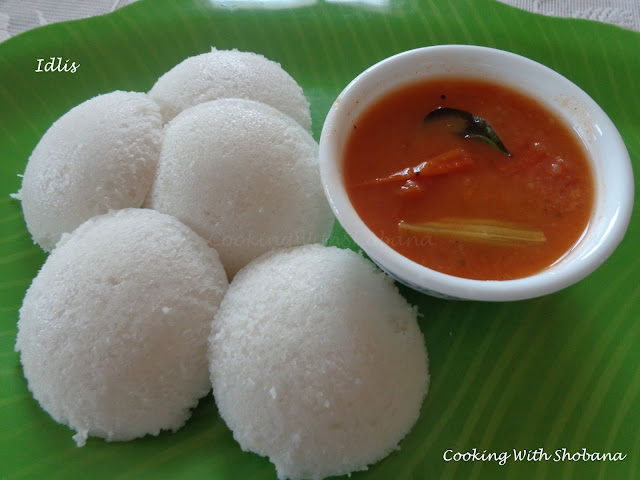 Cooking With Shobana : IDLI