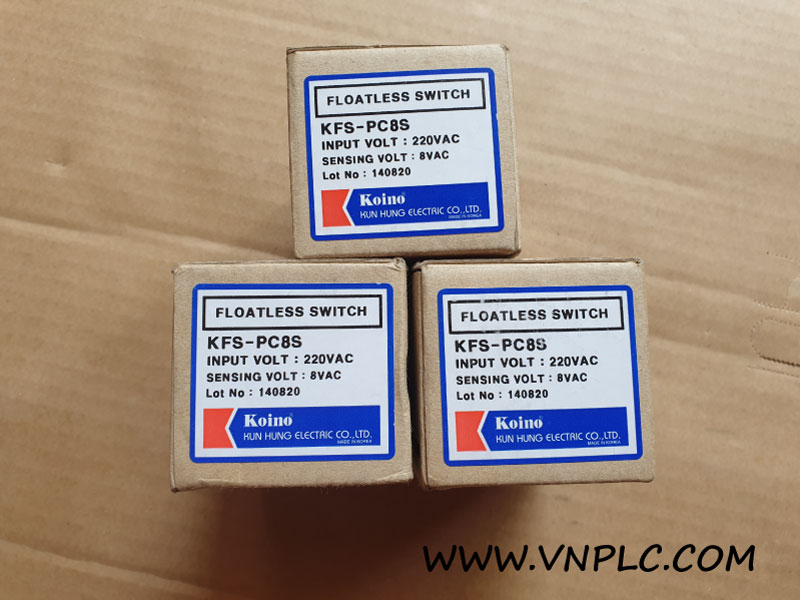 Relay mức mước Koino KFS-PC8S - VNPLC.COM - Mua bán PLC, HMI, Biến tần, Thiết bị điều khiển