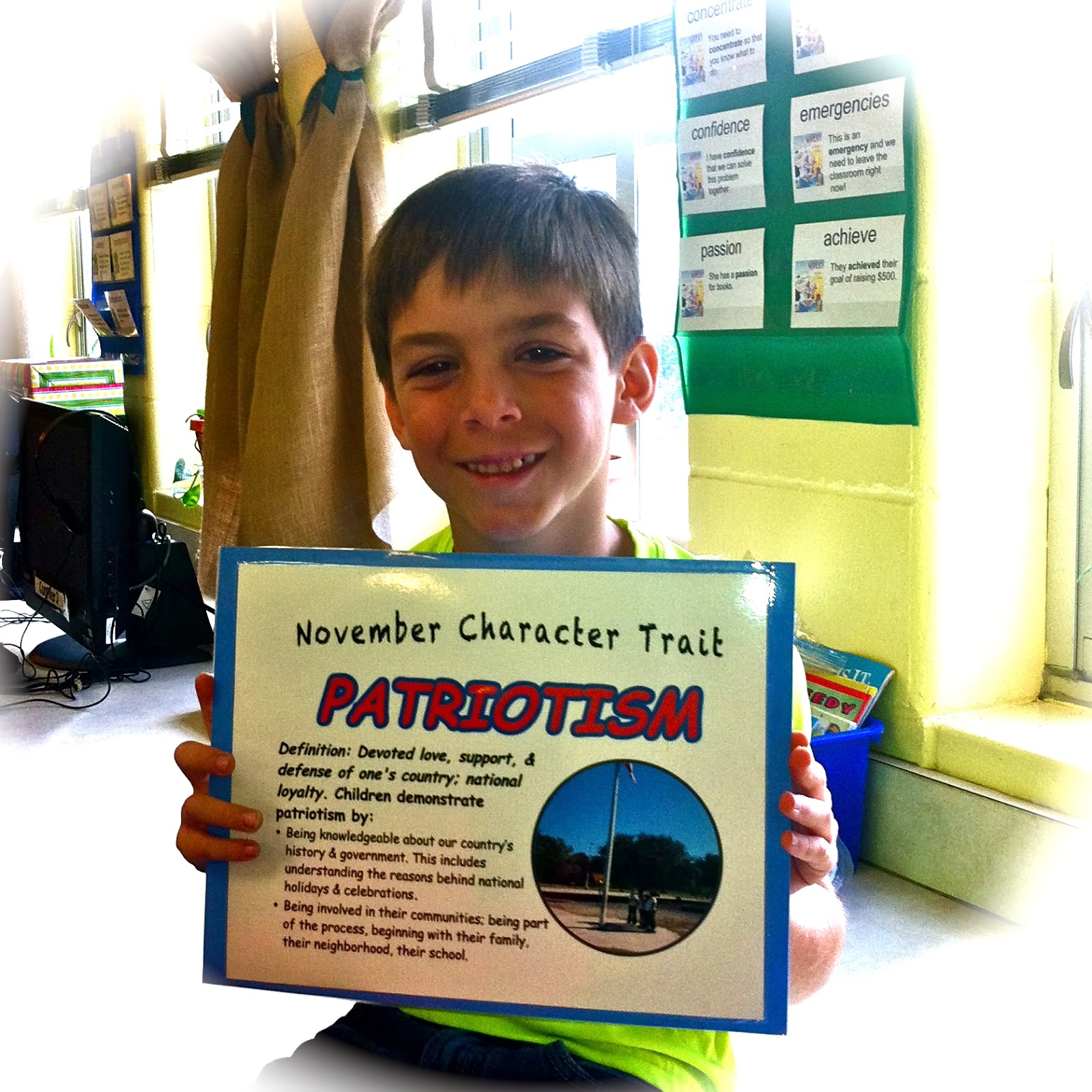 Our Great Adventures: November Character Trait-Patriotism