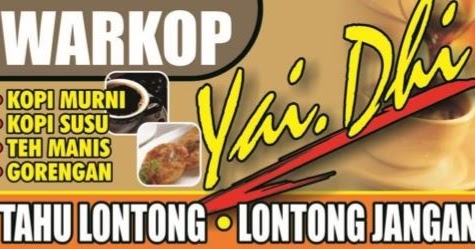 Contoh Desain Spanduk Warkop Banner Warung Kopi