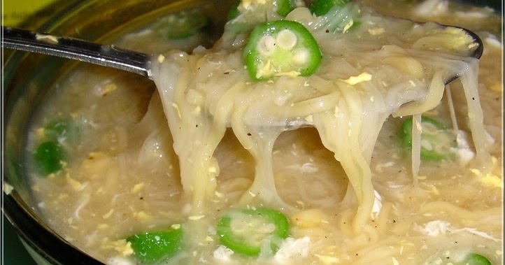 Iloilo Food Trip Miswa With Okra And Egg Soup