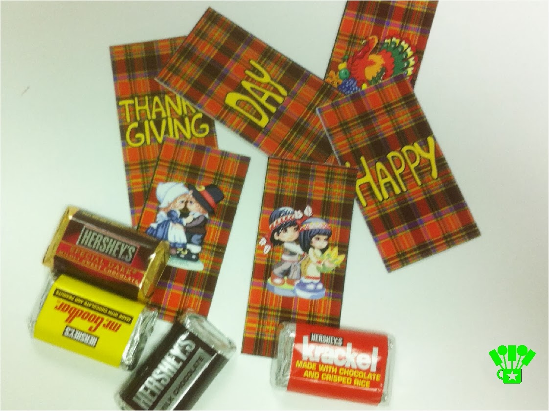 Thanksgiving Mini Wrapper Printable