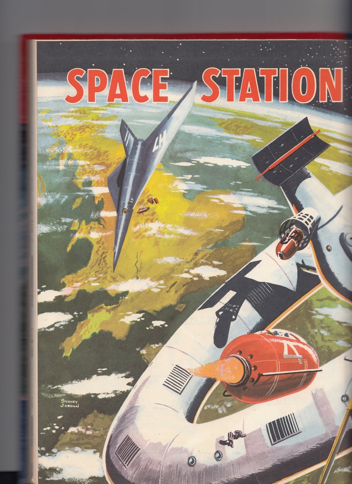 Boys Adventure Comics: Lion annual 1963 - Sydney Jordan endpapers