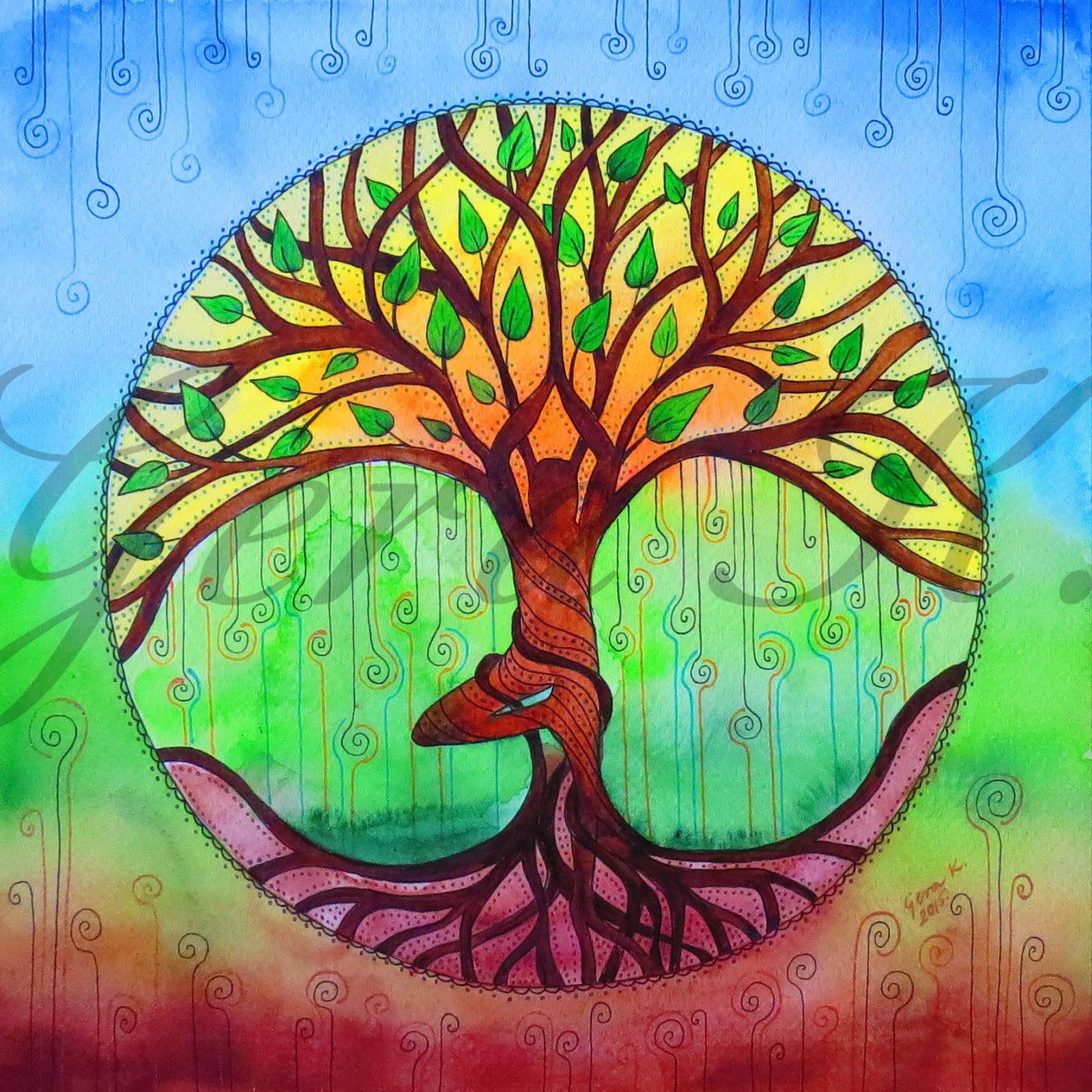 Kamilla Harmónia: Életfa mandala