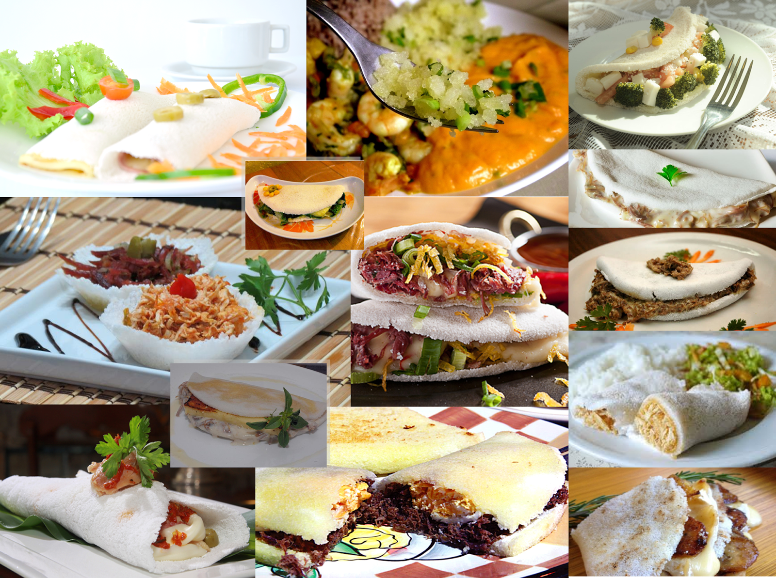 Culinária AMIFEC: Tapioca Gourmet III - Prato Principal