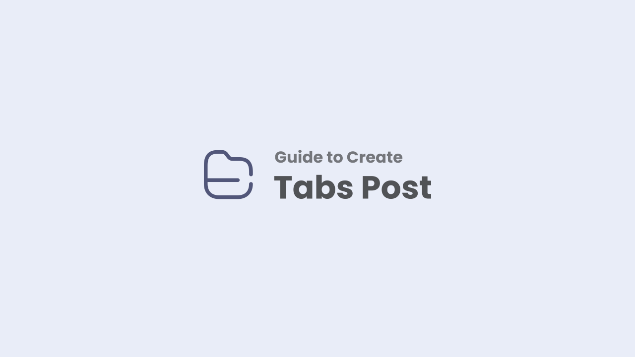 Hướng dẫn về Tabs Post cho Template Median UI - Chun Productions