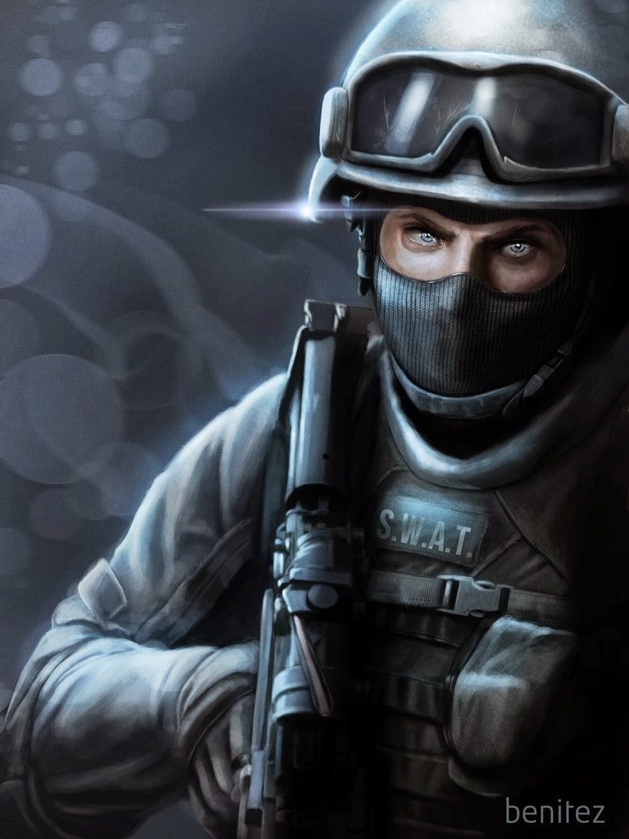 Art by Jorge Benitez: SWAT