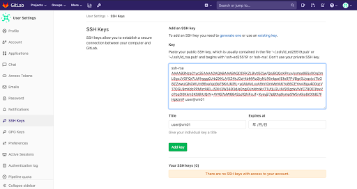 hawksnowlog: Gitlab で ssh clone する方法