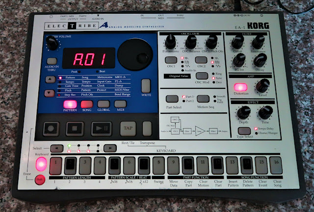 MATRIXSYNTH: Korg Electribe A EA-1 Analog Modeling MIDI Synthesizer SN ...