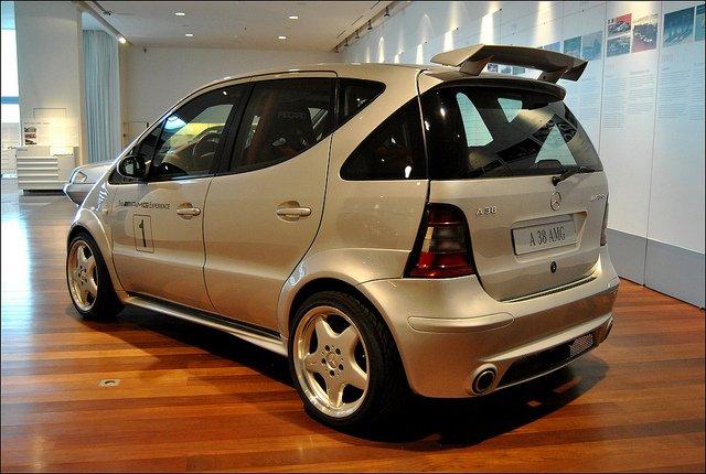 The first Mercedes Benz A-Class AMGs, the A38 and A32K AMG