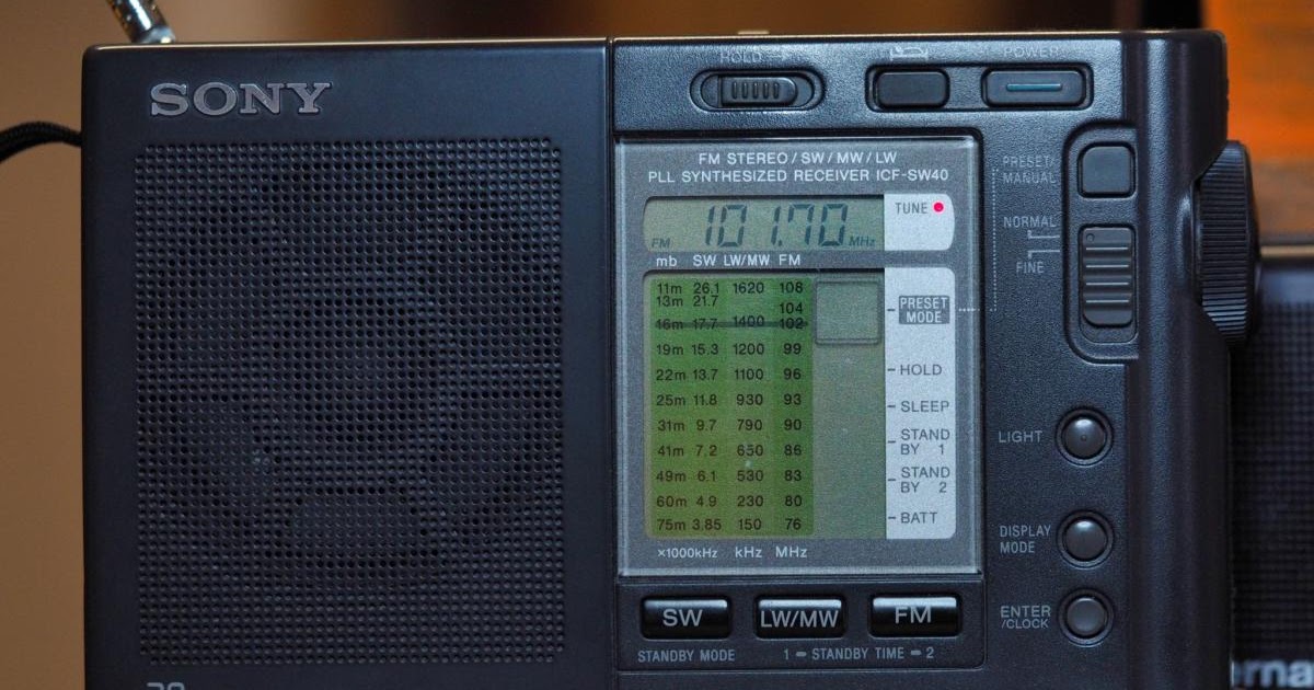Radiobasteleien: Sony-Taschenradio ICF-SW40