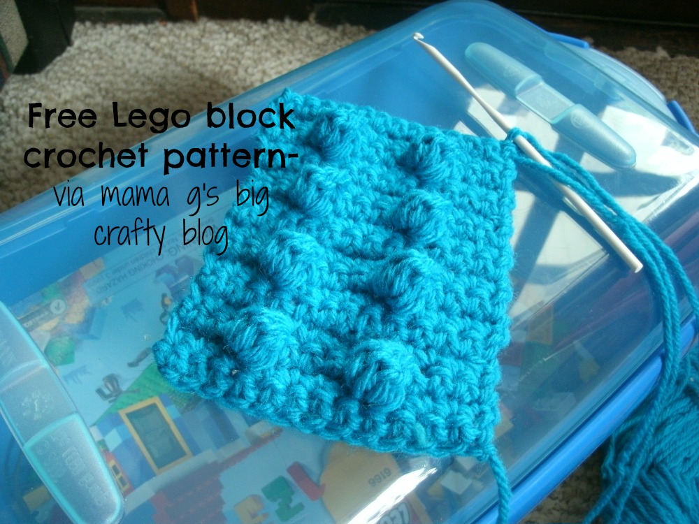 Mama G's Big Crafty Blog: Free Crochet Lego Block