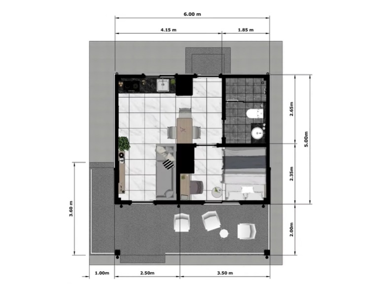 Plan petite maison de 30 m2 - Un site dédié à la conception plan de ...