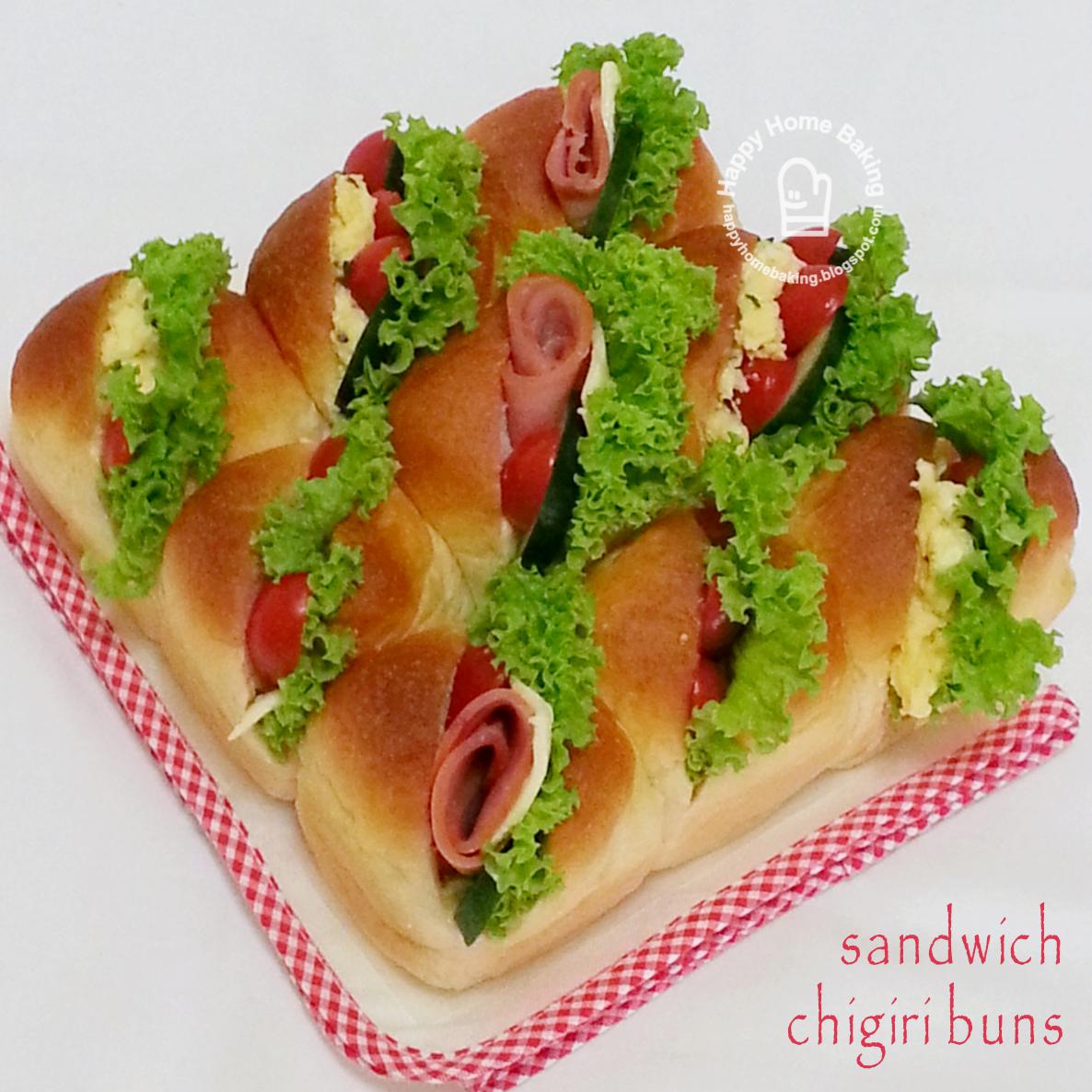 Happy Home Baking: pull apart sandwich buns