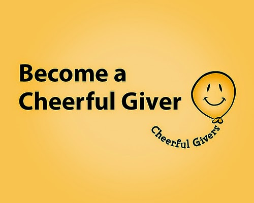 A cheerful Giver!