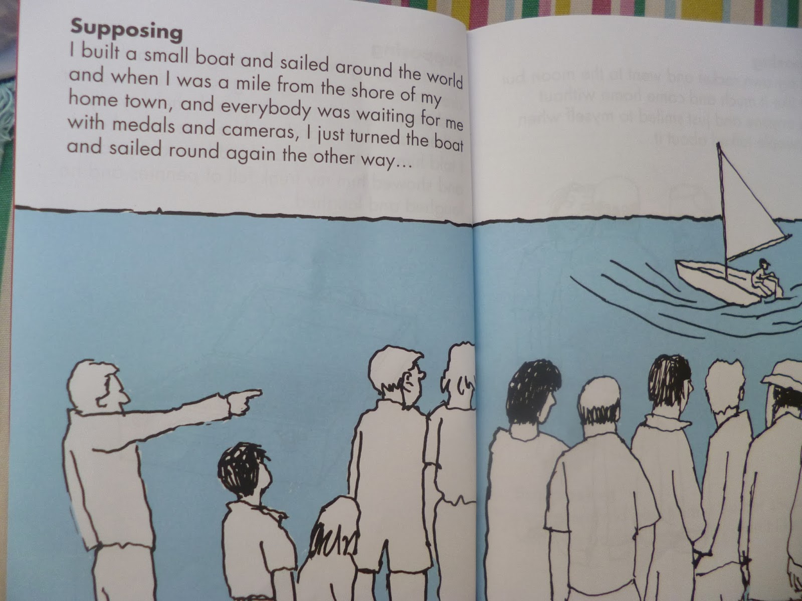 On the stripey couch on a Saturday morning: Supposing by Alastair Reid ...