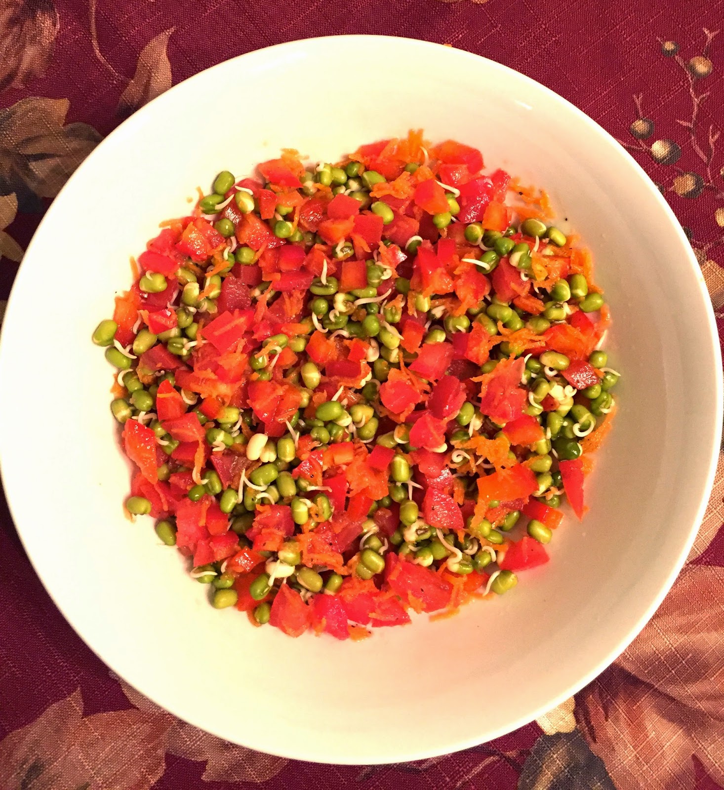Sprouted Moong salad ( Sprouted Green gram Salad) | For a Healthy ...