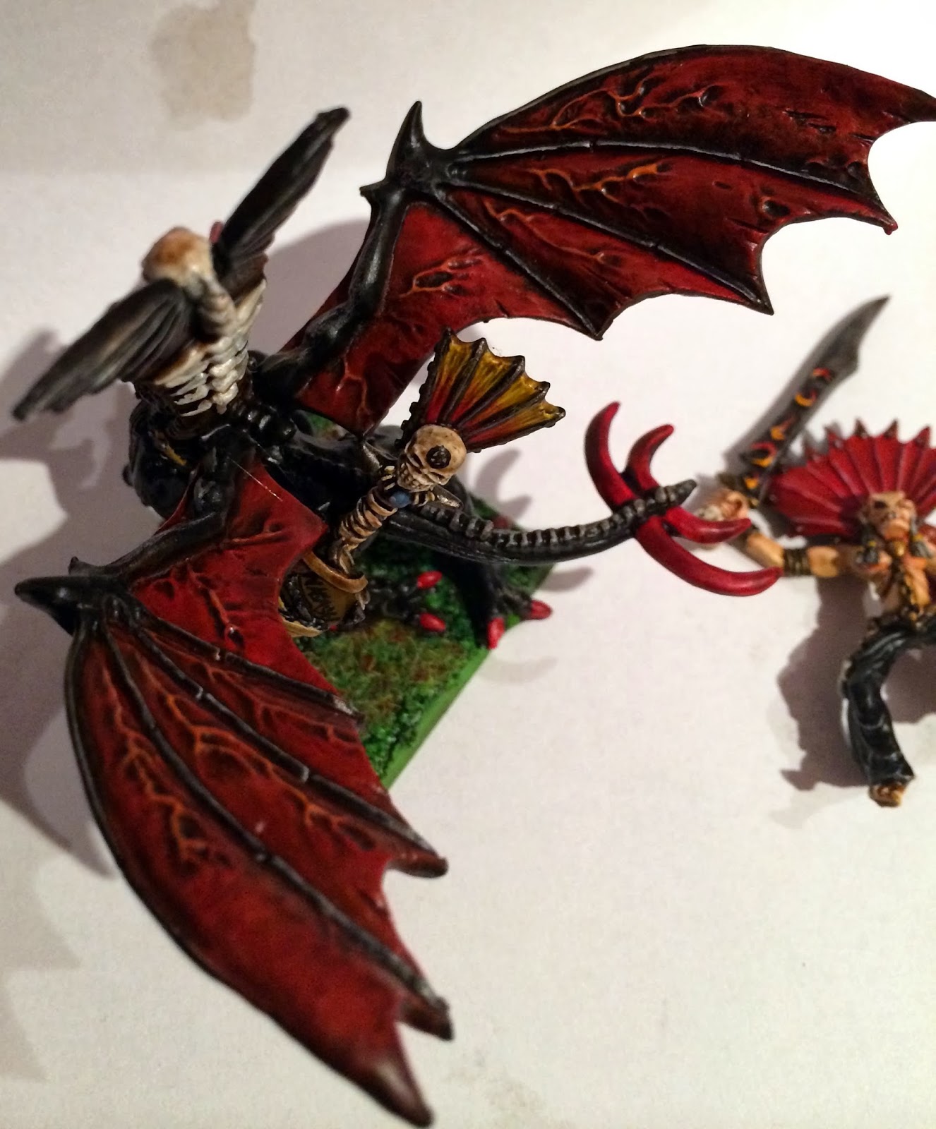 ScratchBox's Warhammer Project: Melkhior on Winged Nightmare