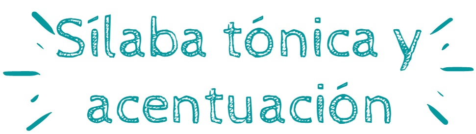 La meua classe de quart: La sílaba tónica y la acentuación - Refuerzo ...