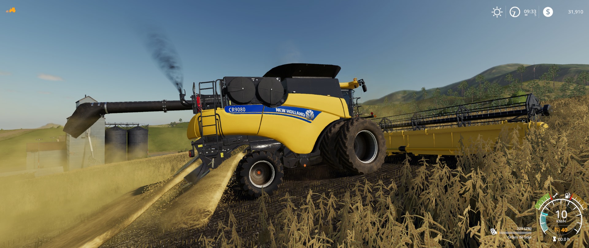 Farming Simulator Sul: New Holland CR 9080 LR Modding V1.0.0
