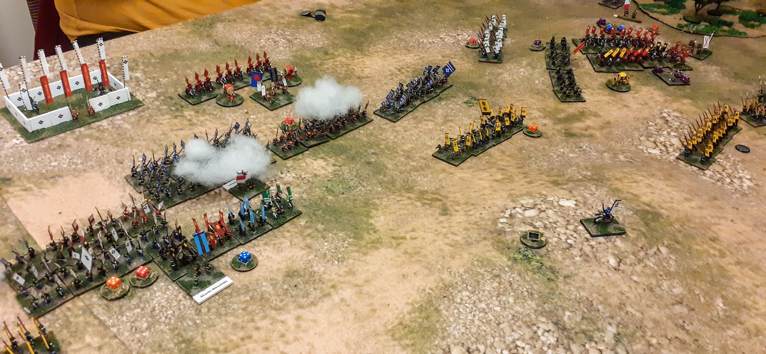 10mm Samurai game using Fantastic Battles rules