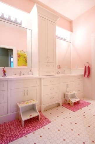 45 Cute Girl Bathroom Design | ARA HOME